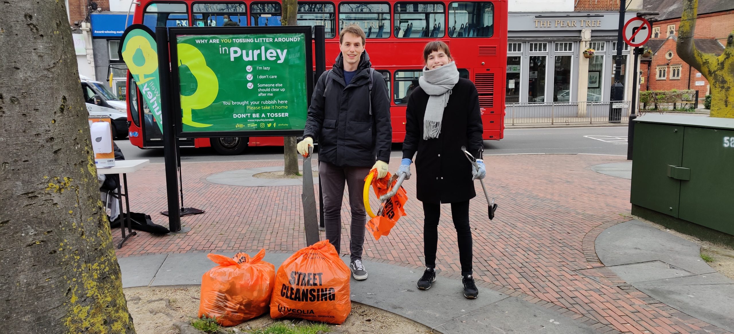 Successful Purley BID Litter Pick - Purley Business Improvement District