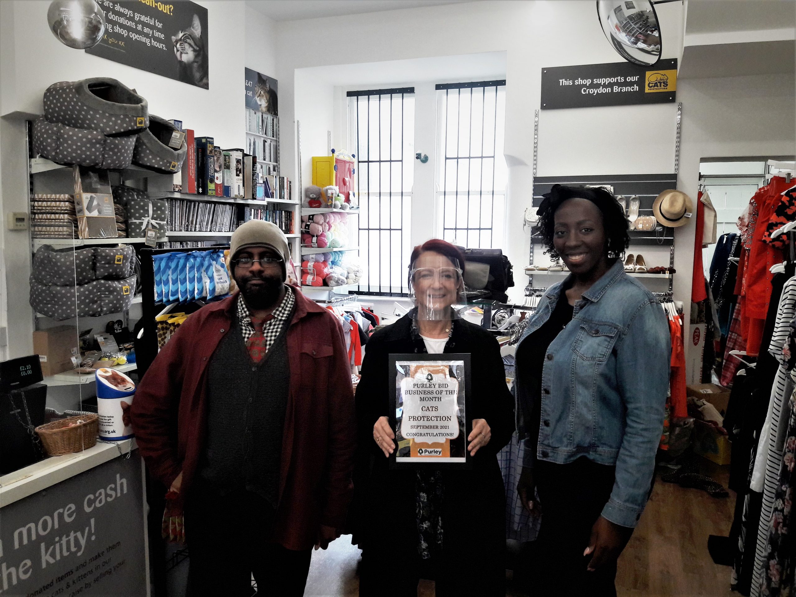 Business of the Month - Cats Protection Charity Shop - Purley Business ...